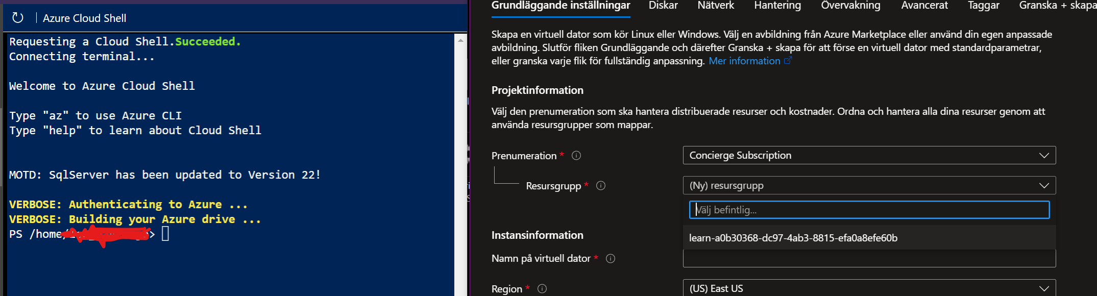 No resource group found while creating VM - Microsoft Q&A
