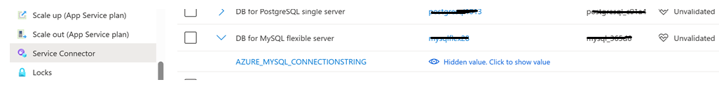 Using Service Connector Variables Microsoft Qanda