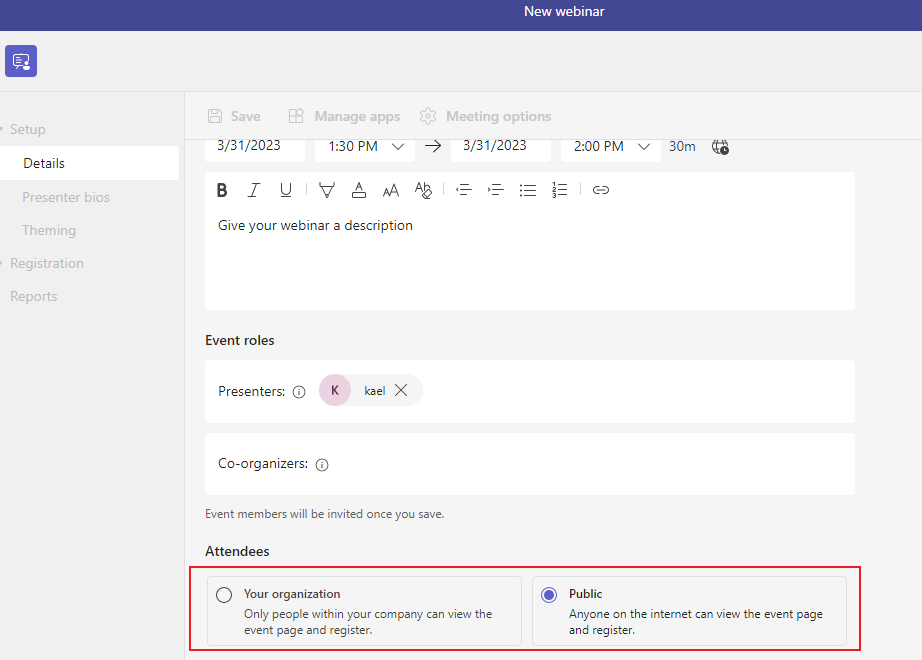 MS Teams Registration link requires login to Microsoft account - Microsoft Q&A