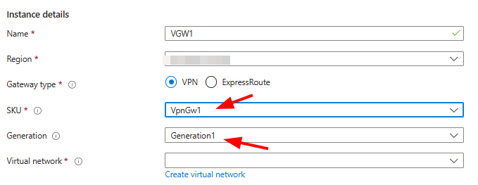 Is it possible to downgrade from an Azure Gen. 2 VPNGW2 SKU to VPNGW1 ...