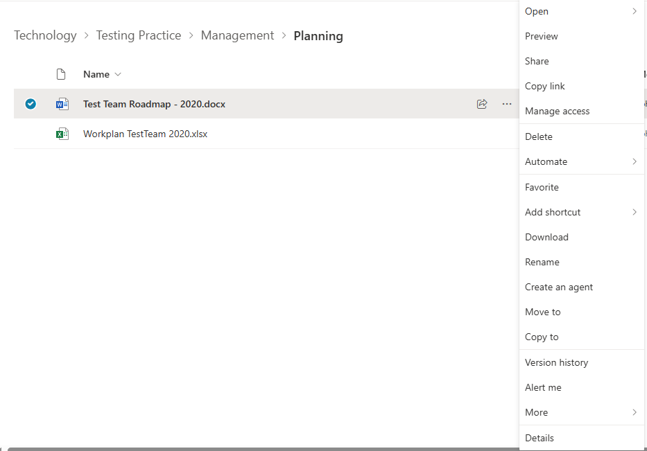 Can the ellipsis menu be modified in SharePoint? - Microsoft Q&A
