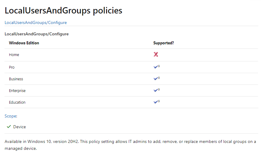 Issues deploying LocalUsersAndGroups with M365 Business Premium ...