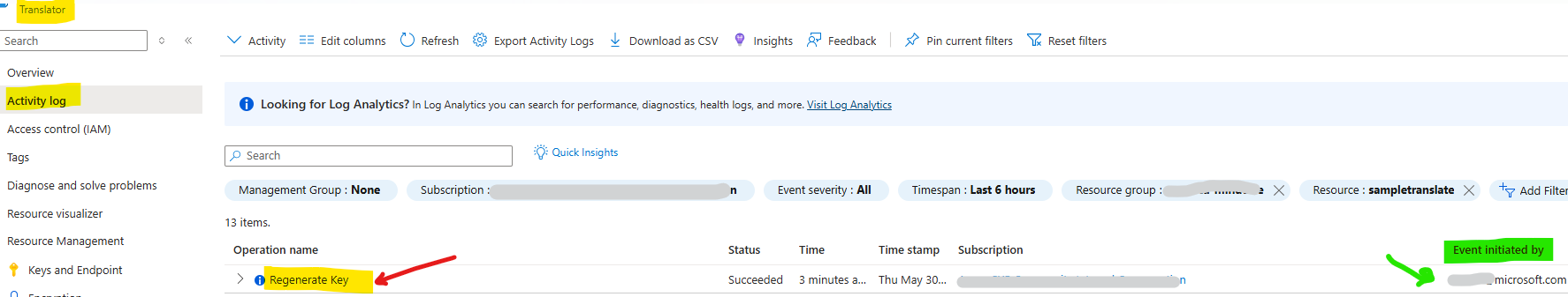 Invalid Subscription Key Microsoft Qanda