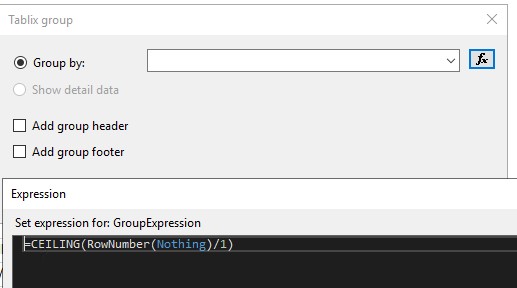 Ssrs Page Break On Two Tablix Microsoft Qanda