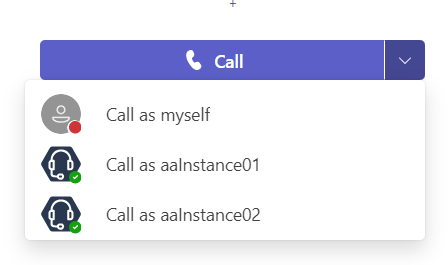 Teams call as drop down missing - Microsoft Q&A