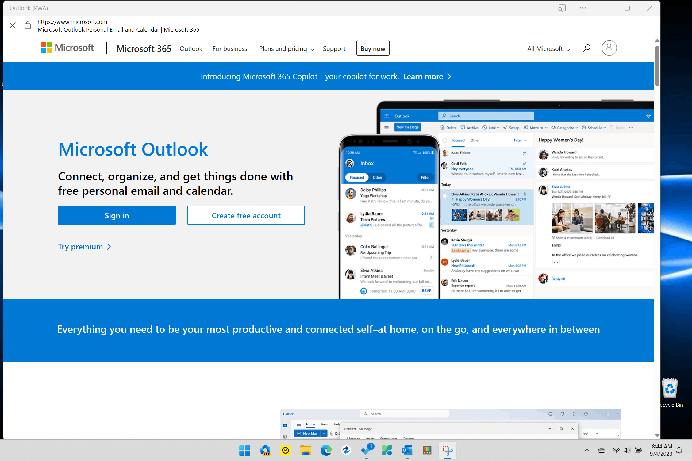 Outlook PWA has changed. Why? - Microsoft Q&A