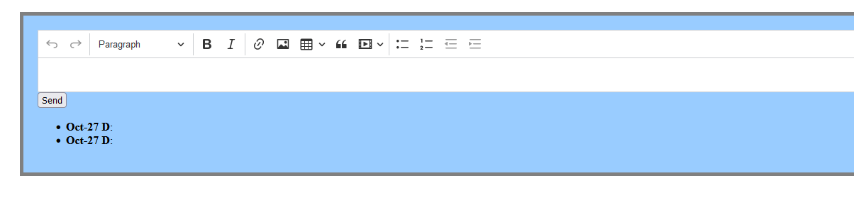 Issue with CKEditor - Microsoft Q&A