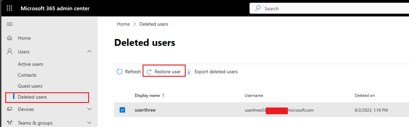o365 Restore a Disabled / Deleted mailbox - Microsoft Q&A