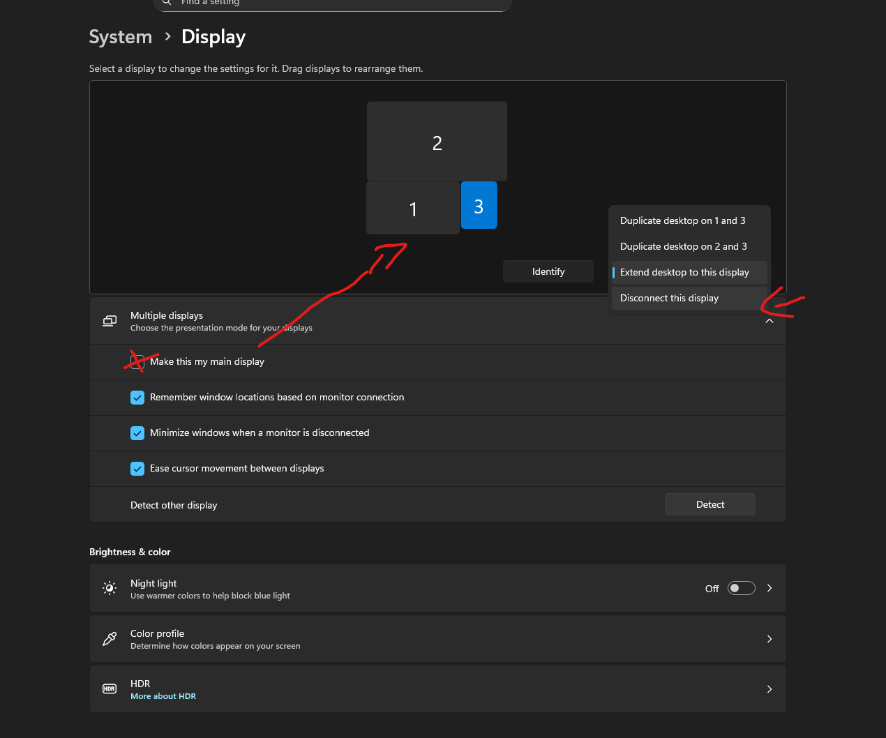How to disable monitor in 4 monitor multi-display. Monitor to disable ...