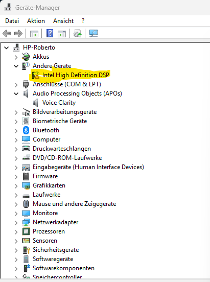 Windows 11 nach update auf 25H2 kein Audiotreiber installiert ...
