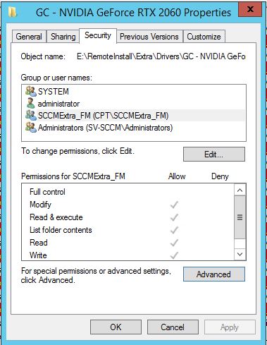 Error importing new device drivers (and new package of drivers ...