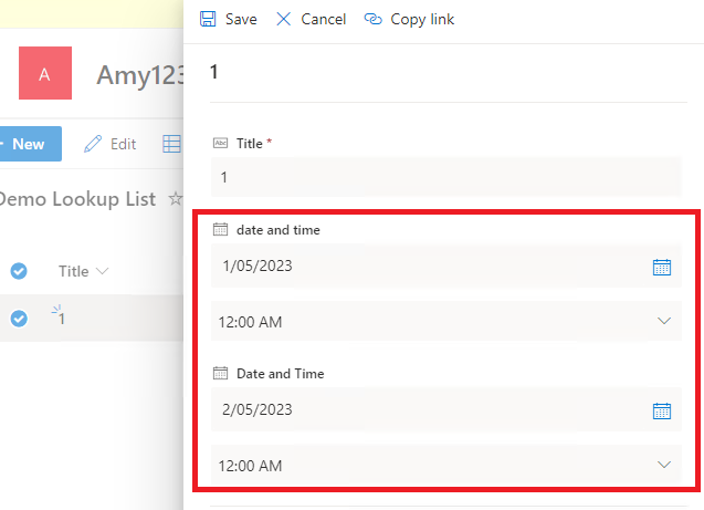 How To Create A Date And Time Column And Enter Data In A Sharepoint List Microsoft Qanda