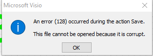 Save Visio File over network problem - Microsoft Q&A