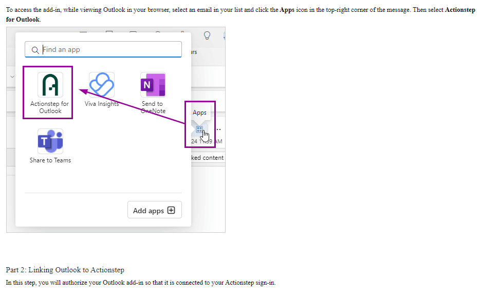Actionstep plugin in Outlook says "something went wrong." after ...