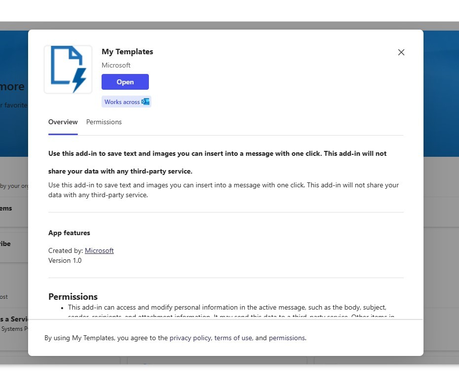 Templates - Microsoft Q&A