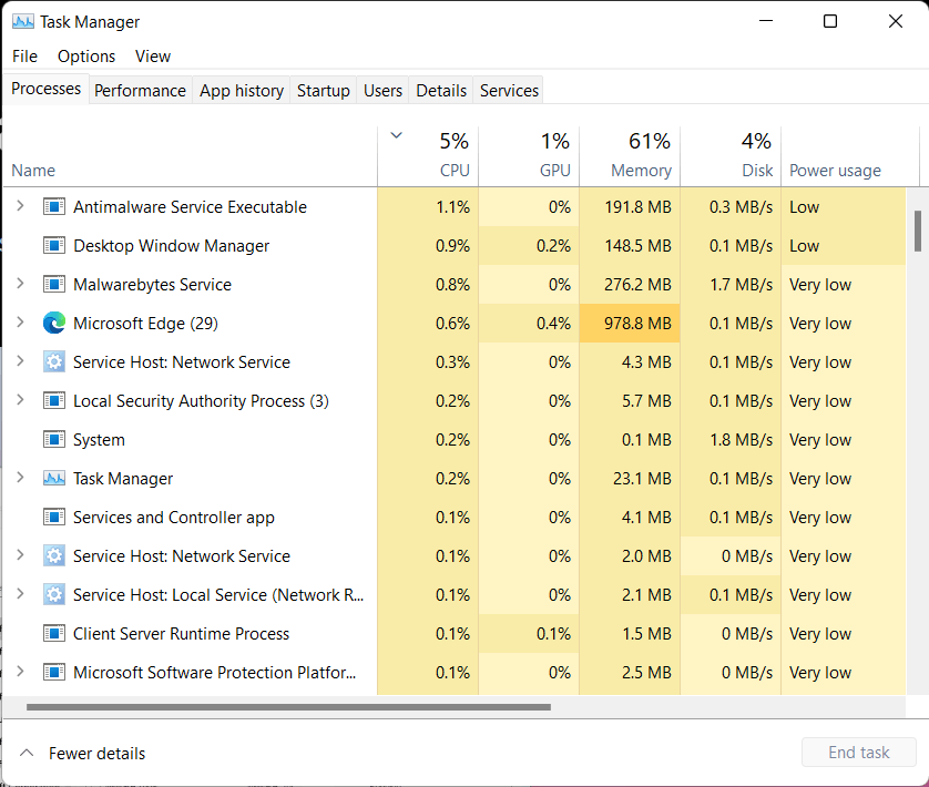 How to fix Very High Power Usage in Task Manager? - Microsoft Q&A