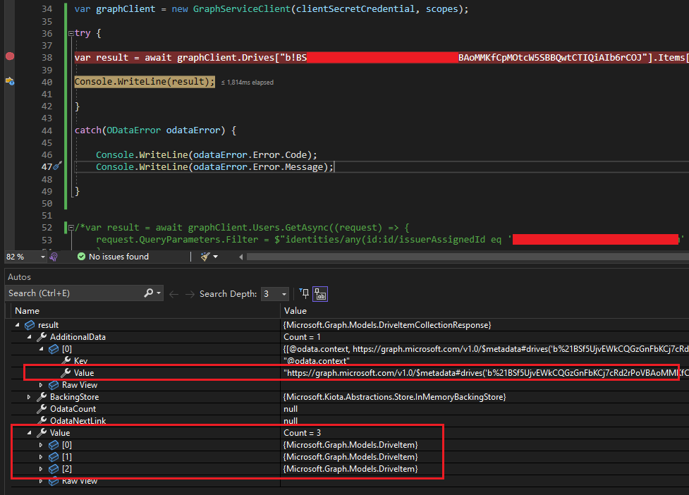 MS Graph Client object's Request URL gets port 443 added - Microsoft Q&A