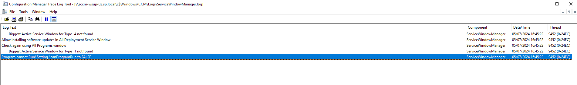 A server restarted after installing updates even with no Maintenance ...