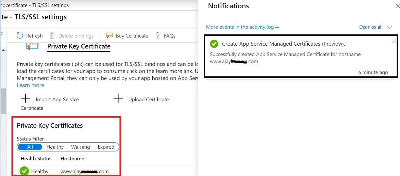 Create App Service Managed Certificate Is Broken Microsoft Qanda