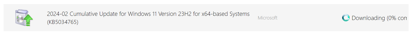Issues with Windows 11 23H2 Cumulative Updates - Microsoft Q&A