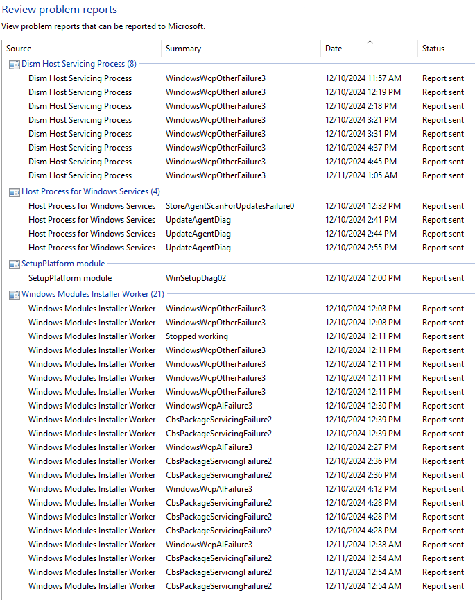 Windows Modules Installer Worker Crash Blocking Updates After Upgrading ...