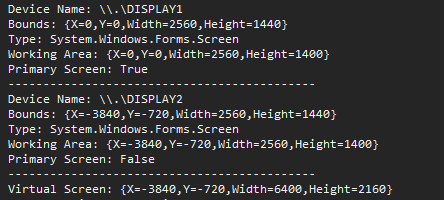C# Form Fullscreen on selected Monitor (multiple monitors) - Microsoft Q&A