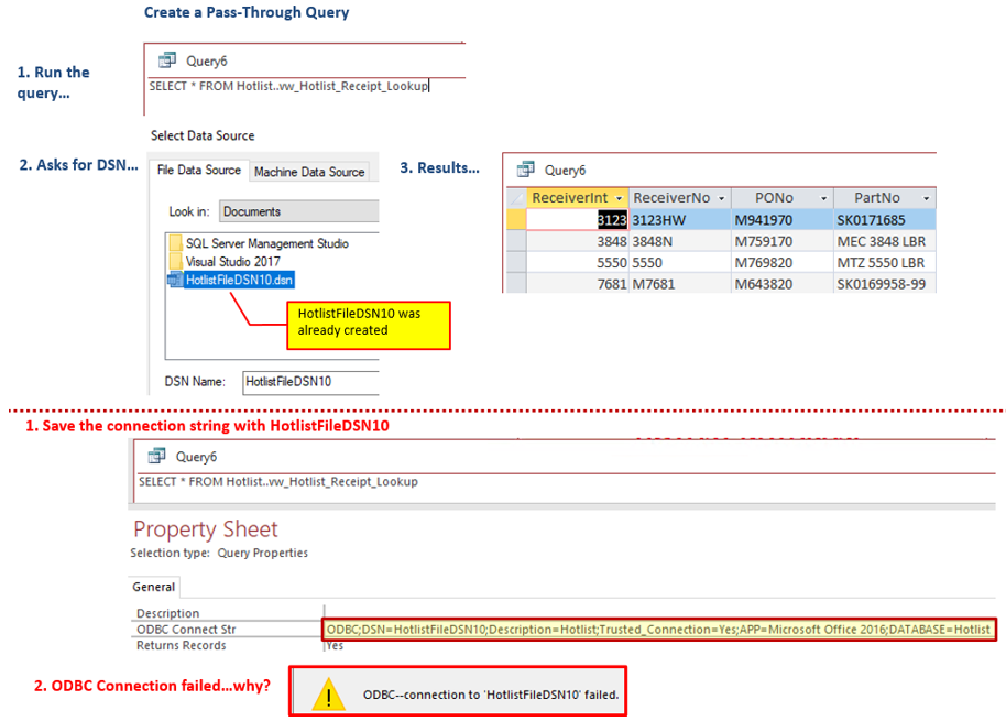Pass-thru query ODBC error - Microsoft Q&A Pass-thru query ODBC error - Microsoft Q&A