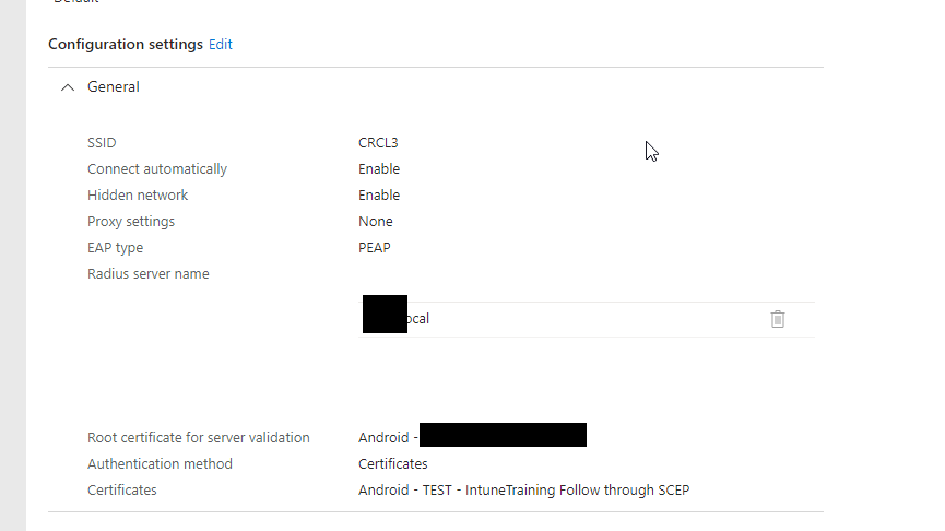 Intune Android SCEP Wi-Fi profile opening further credentials box on ...