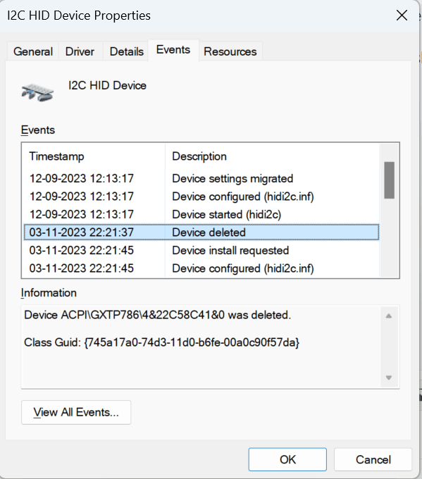 HID I2C driver problem: TOUCHPAD NOT WORKING after update win 11 ...