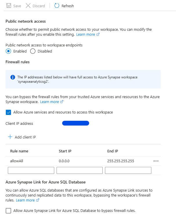 Networkfirewall Issue For Azure Synapse Analytics Sql Pool Microsoft Qanda 5696