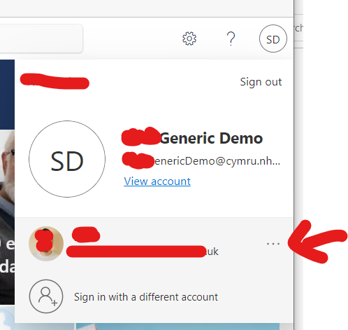 How to remove "Sign in with another user" from sharepoint online/365 page - Microsoft Q&A