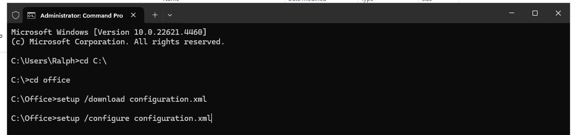 Office Deployment Tool is not downloading office files after using ...