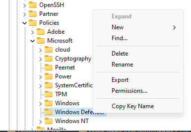Windows Defender Access Denied Microsoft Q A