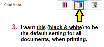 How do I set the default color to print in Microsoft Word 365 ...