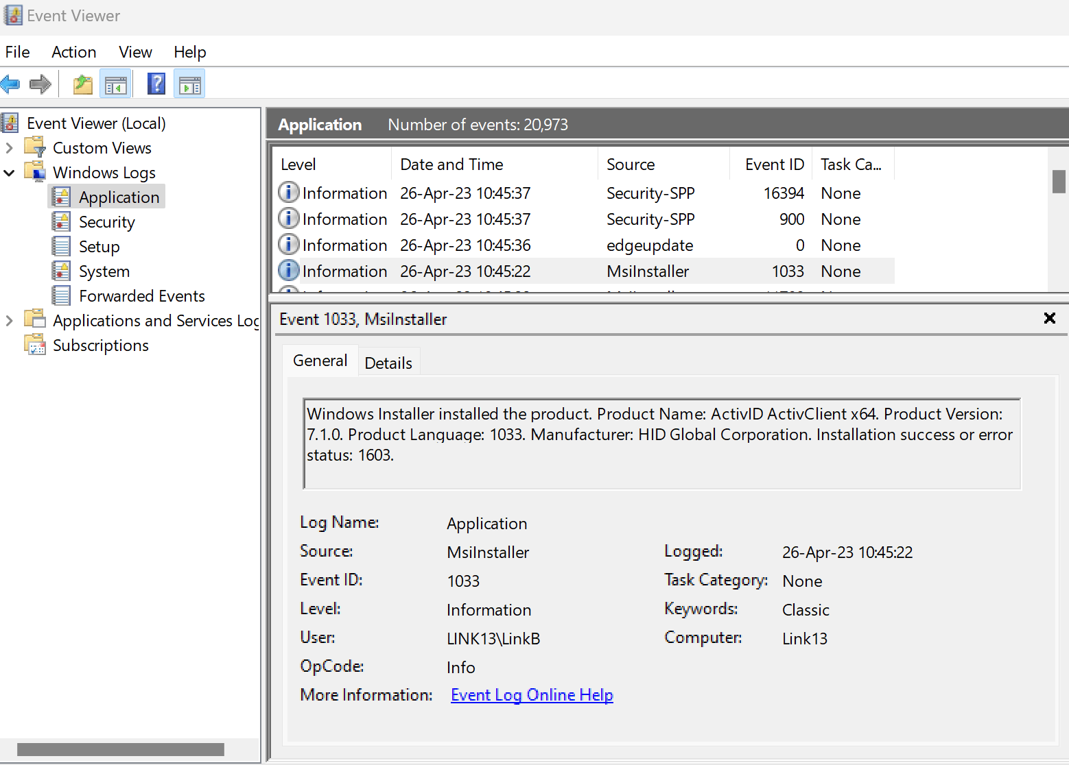Installing ActivID ActivClient x64 7.1 (Windows 11) Causes Installation ...