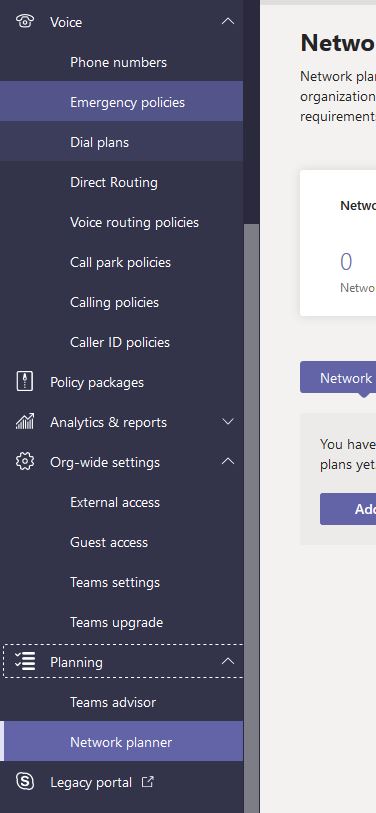 Missing Menu items in Teams Admin Center - Microsoft Q&A