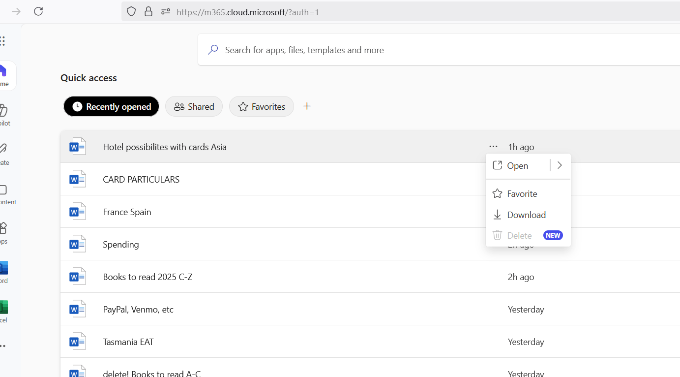 "delete" button greyed out in Word 365 online - Microsoft Q&A