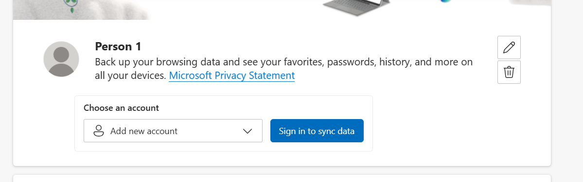 Unable to create account in Microsoft Edge - Microsoft Q&A