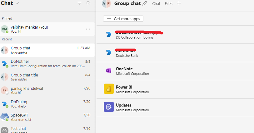 Unable to all installed apps in channel using graph API - Microsoft Q&A