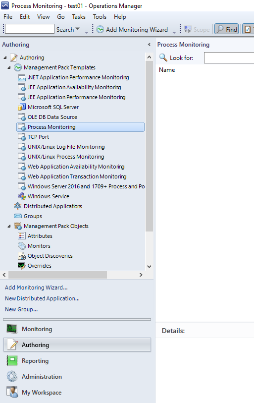 SCOM 2012 : Process monitoring and the required management pack ... SCOM 2012 : Process monitoring and the required management pack ...