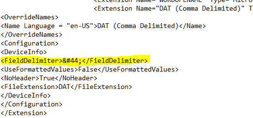 SSRS Export to text with .dat extension, comma separated - Microsoft Q&A