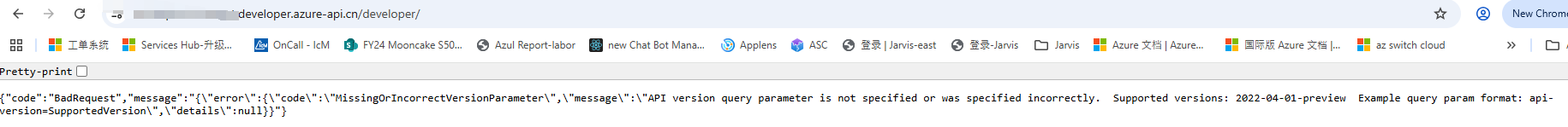 APIM developer portal's APIs /developer/* expose detailed error code + message - Microsoft Q&A