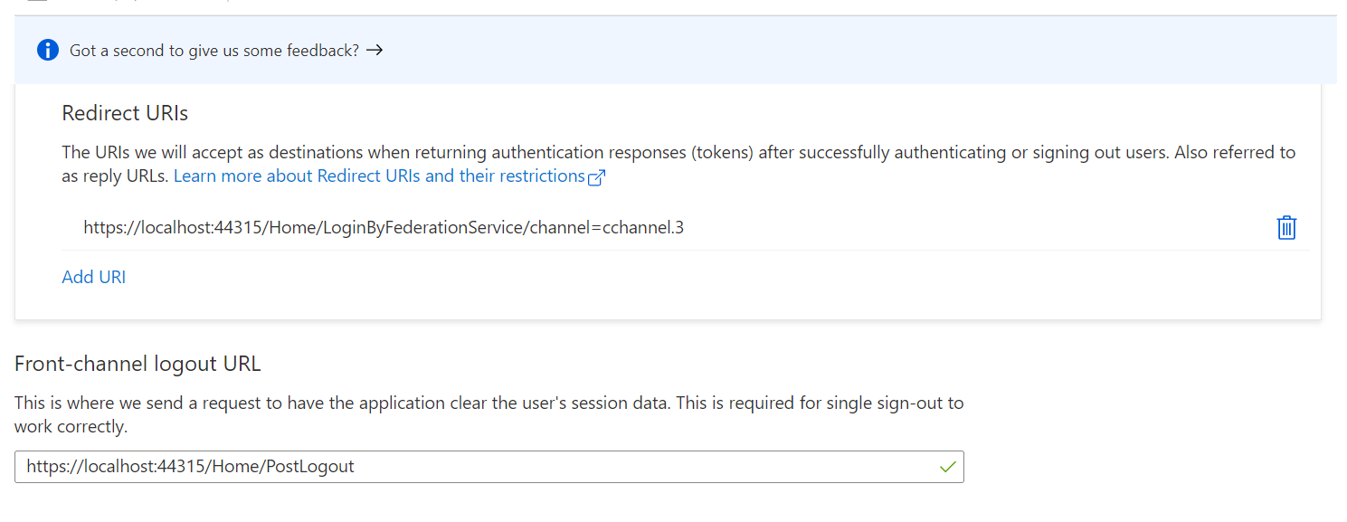 Aad Throws Exception Aadsts50011 The Reply Url Specified In The Request Does Not Match The