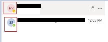 Yellow clock and green tick - Microsoft Q&A