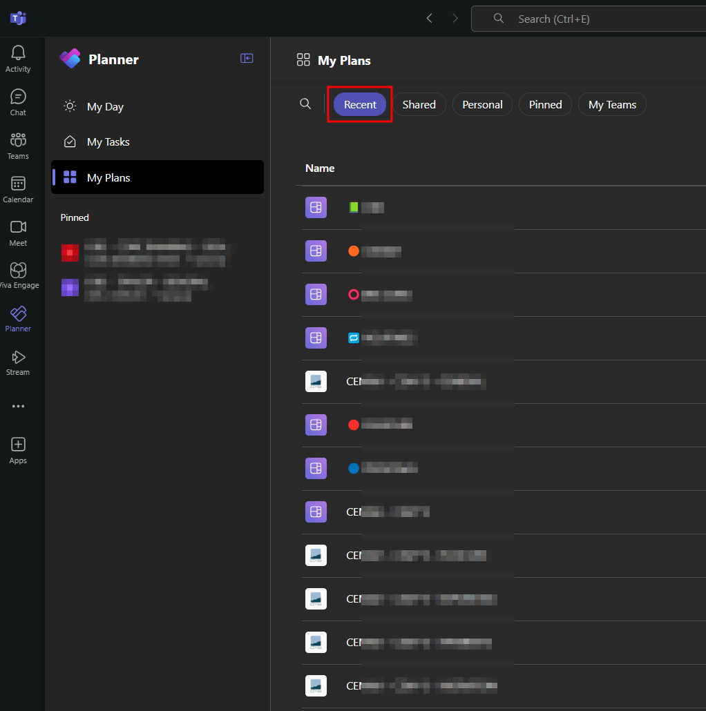 Planner in MS Teams - Private tasks are not showing up in My tasks tab ...