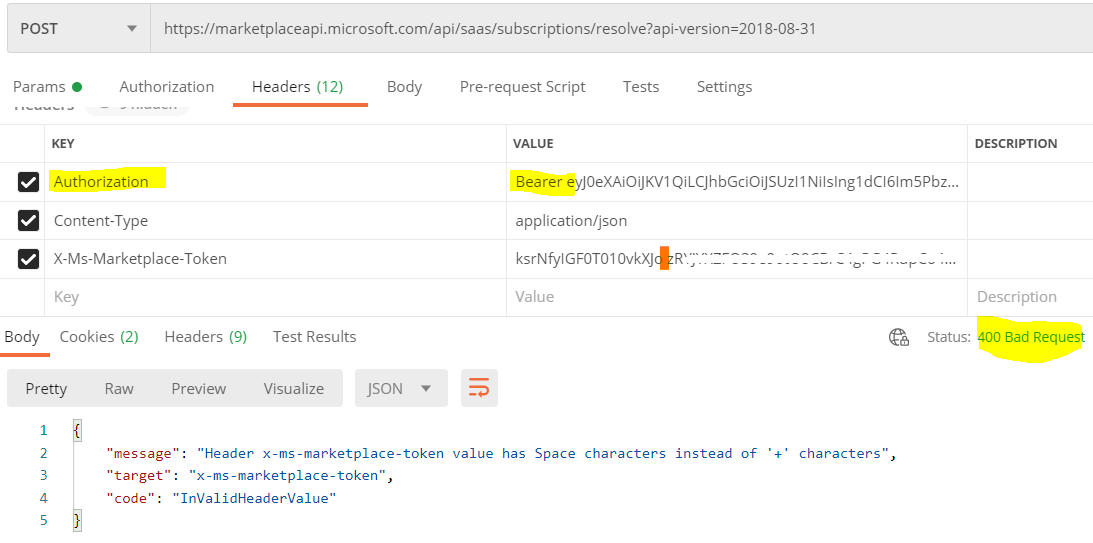 SAAS V2 Resolve API Failing with Status 403 - Microsoft Q&A