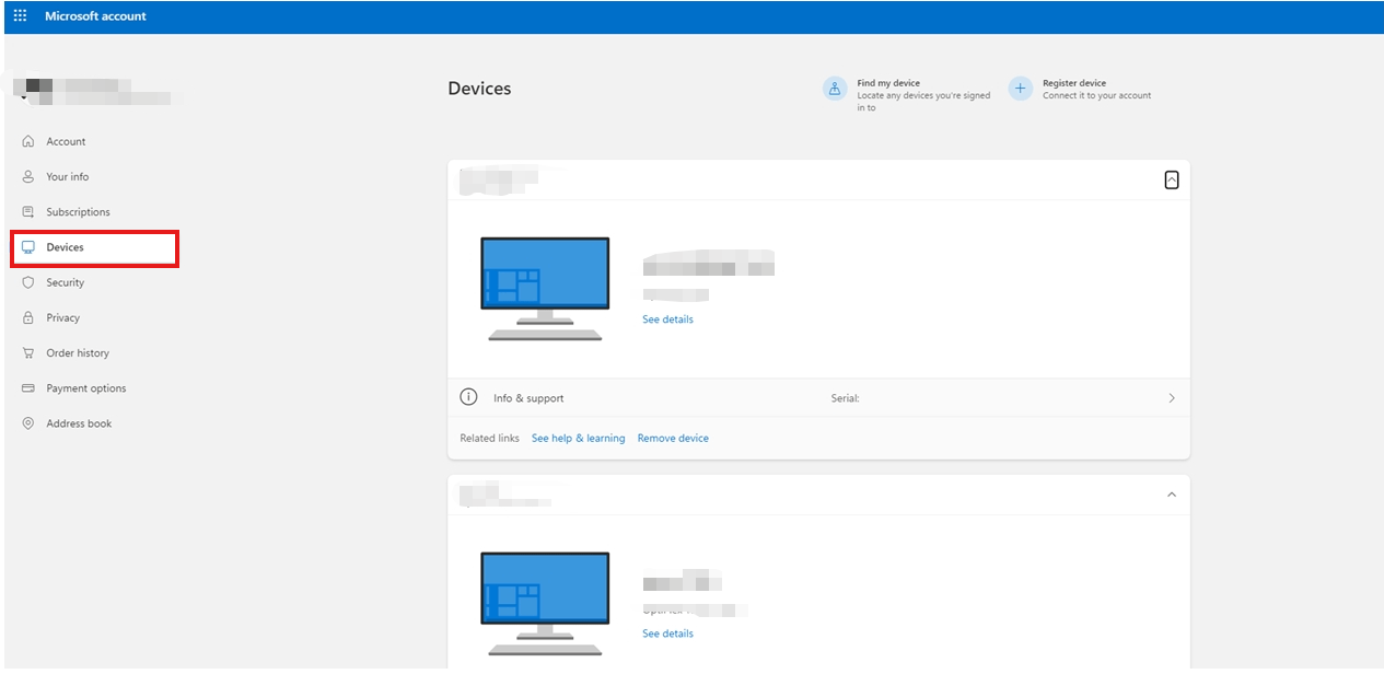 Hello! Where can i see trusted devices linked to my account, and where ...