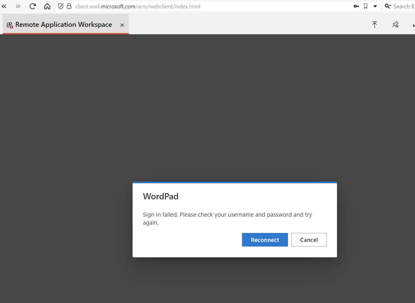 Azure Remote app web client failling with incorrect password for MFA enabled users. - Microsoft Q&A