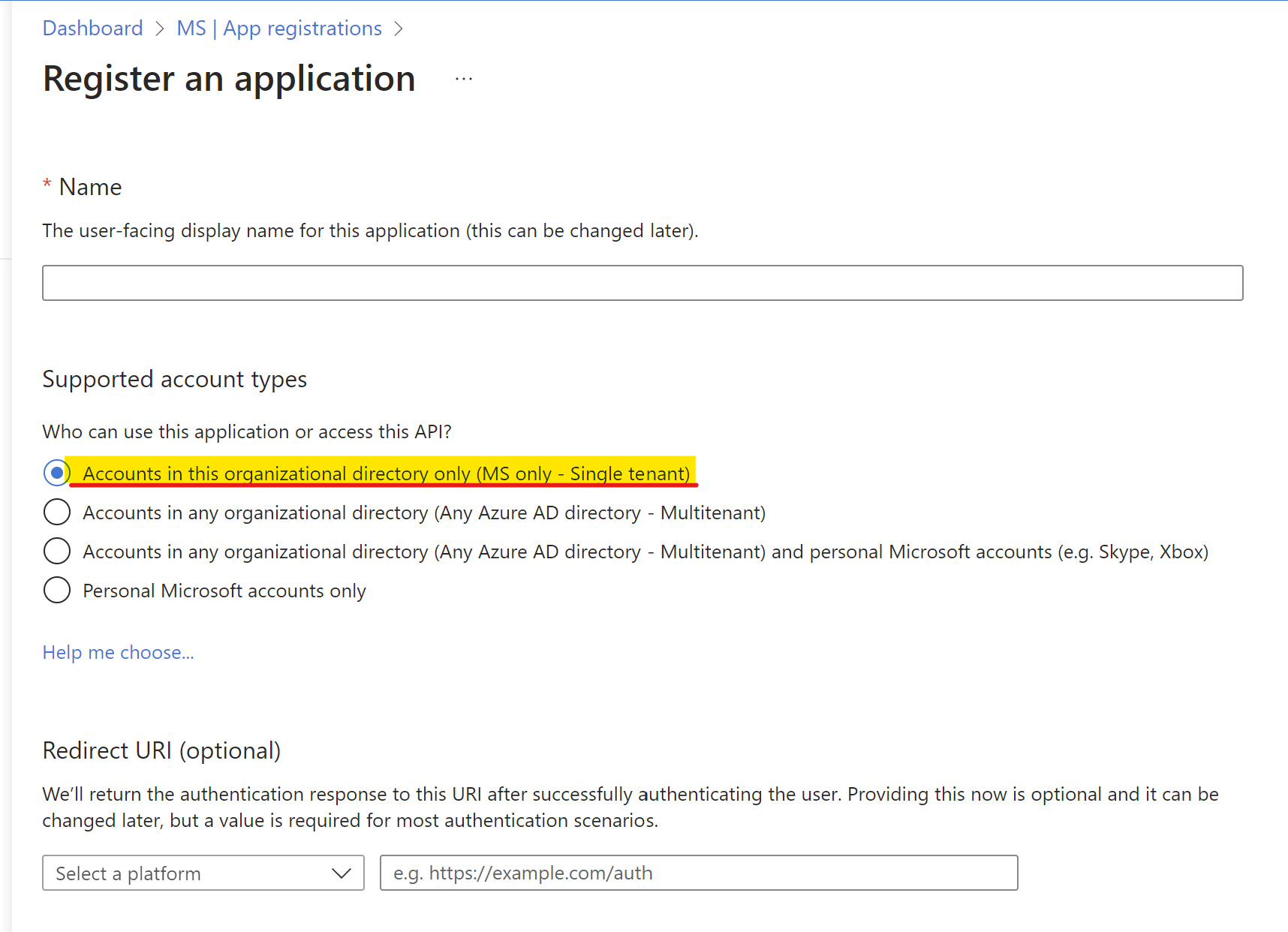 Azure AD or Azure AD B2C Redirection URL for {domainname}/{common part ... Azure AD or Azure AD B2C Redirection URL for {domainname}/{common part ...