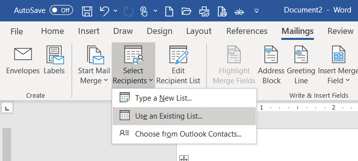 Making Mailing labels - Microsoft Q&A